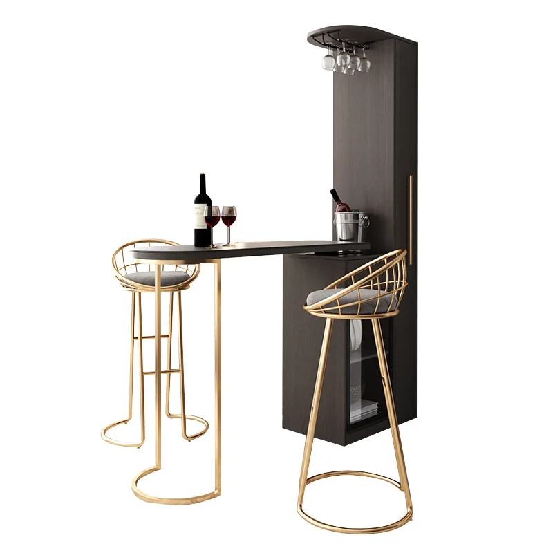 Nordic-Light-Luxury-Retractable-Bar-Living-Room-Rotating-Partition-Wine ...