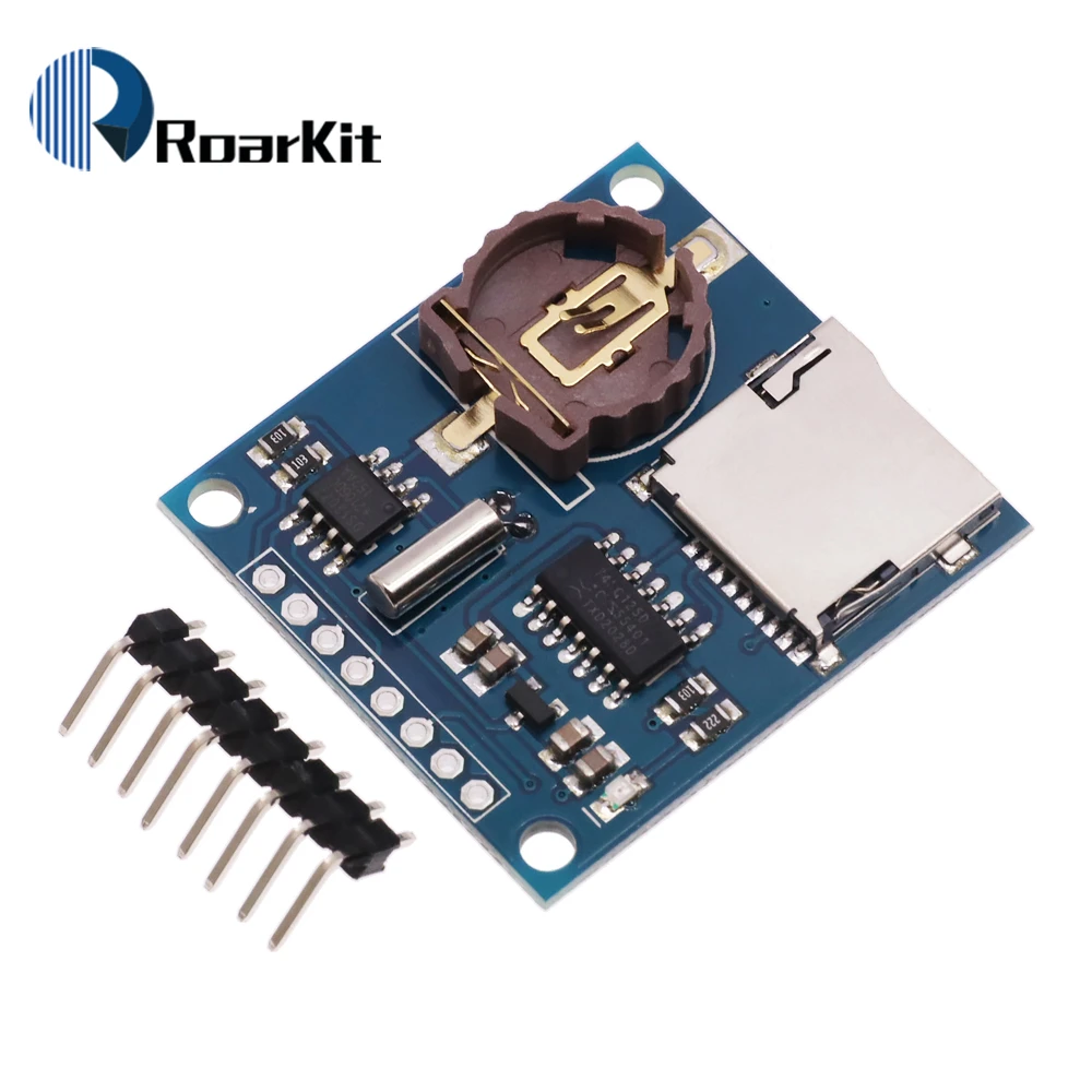 Mini Ds1307 V1.0 Real Time Clock Logger Data Logger Expansion Module Micro Memory Card Slot For ...