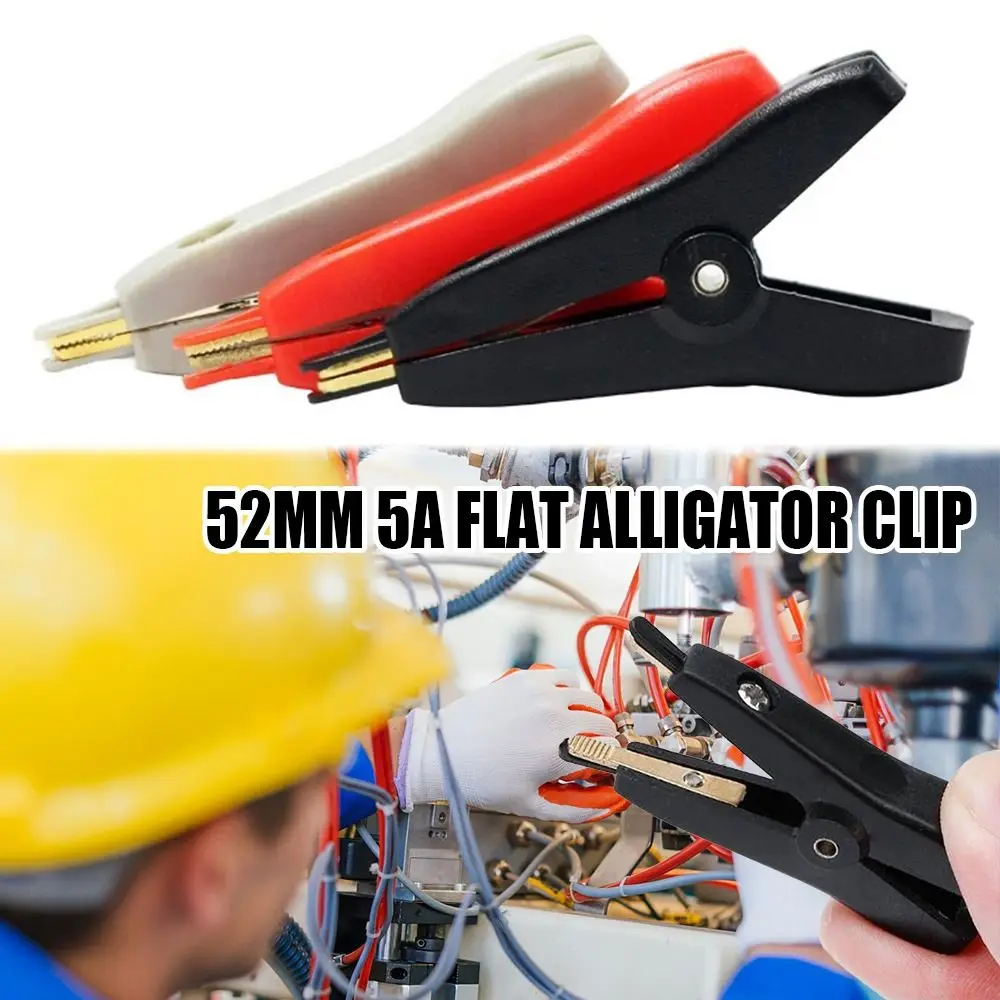 Metal-Test-Clips-Electrical-Flat-Crocodile-Clip-LCR-Kelvin-Alligator ...