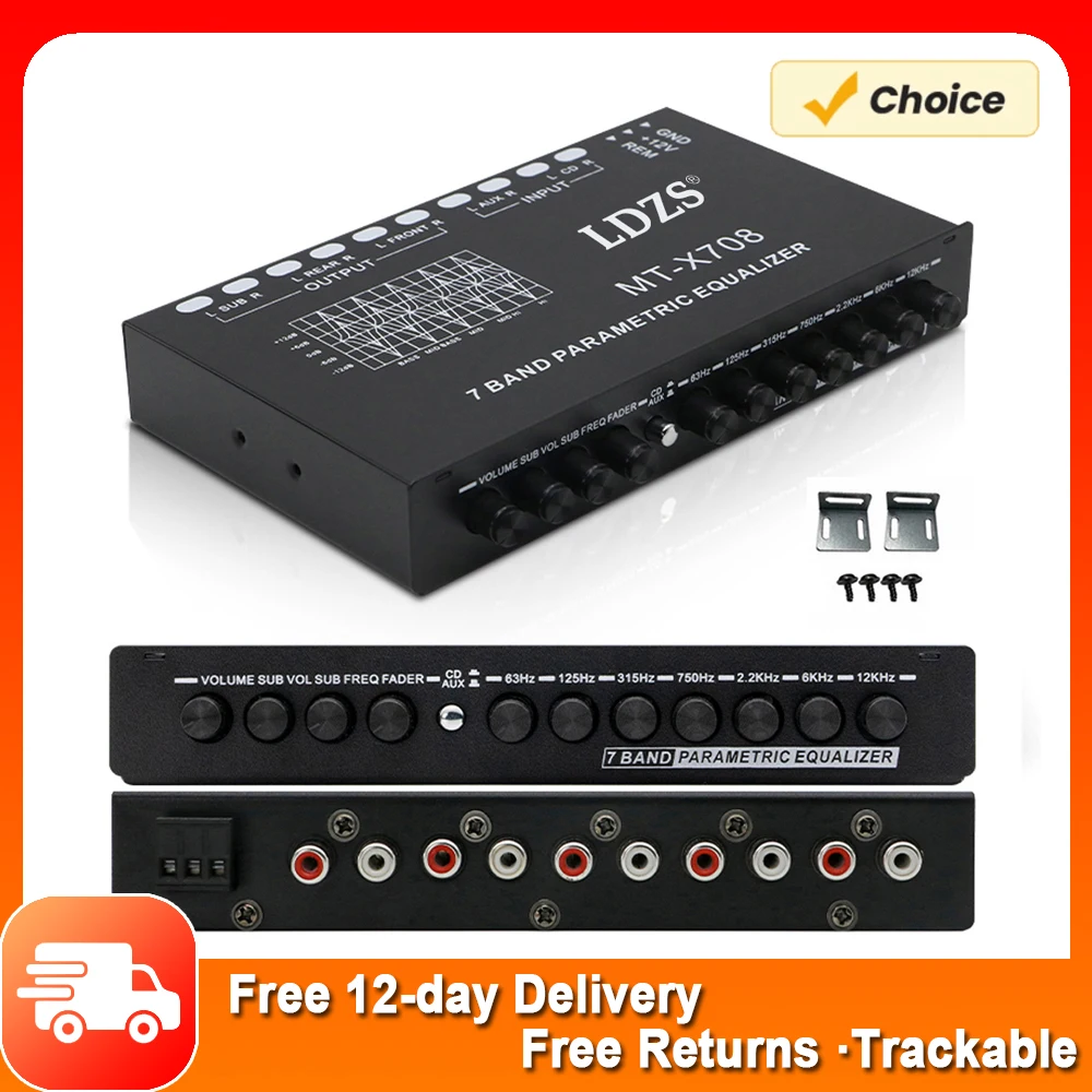 Professional-7-Band-Car-Equalizer-Multifunctional-Car-Audio-EQ-Tuning ...