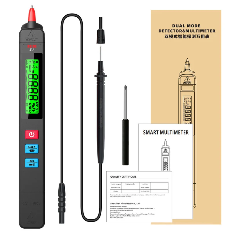 Bside New Voltage Detector Z1 Non-contact Smart Pen Digital Multimeter ...
