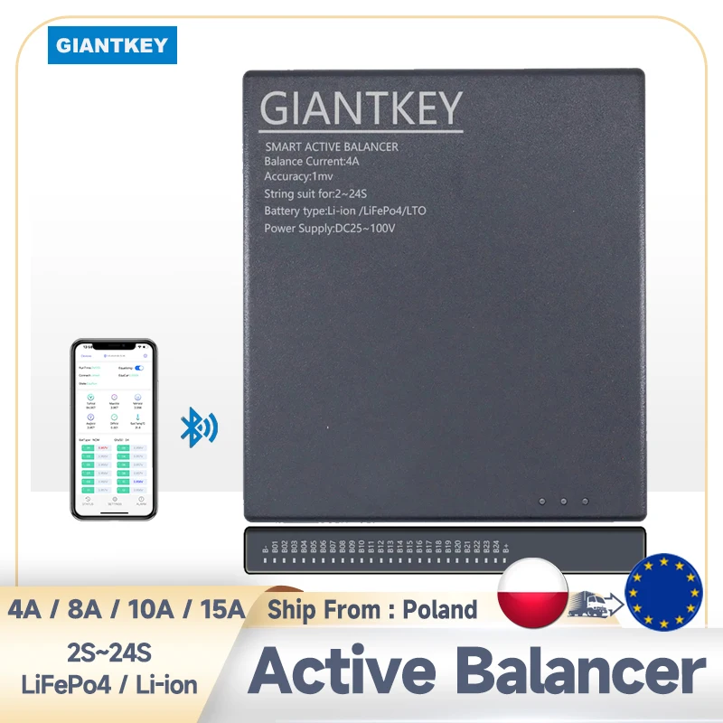 GIANTKEY-Smart-Active-Balancer-with-BT-APP-8A-10A-15A-4A-Neey-Balance ...
