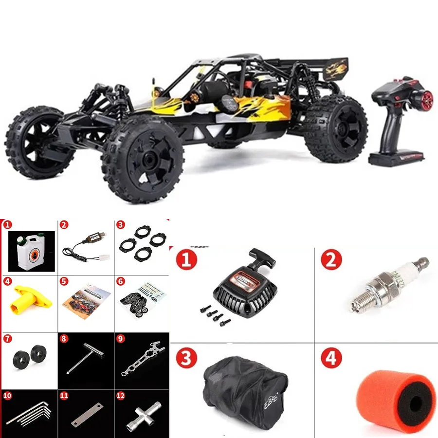 1-5-Rofun-Baha-Rovan-Baja-5B-29CC-2-Stroke-Gasoline-Engine-Powered-RC ...