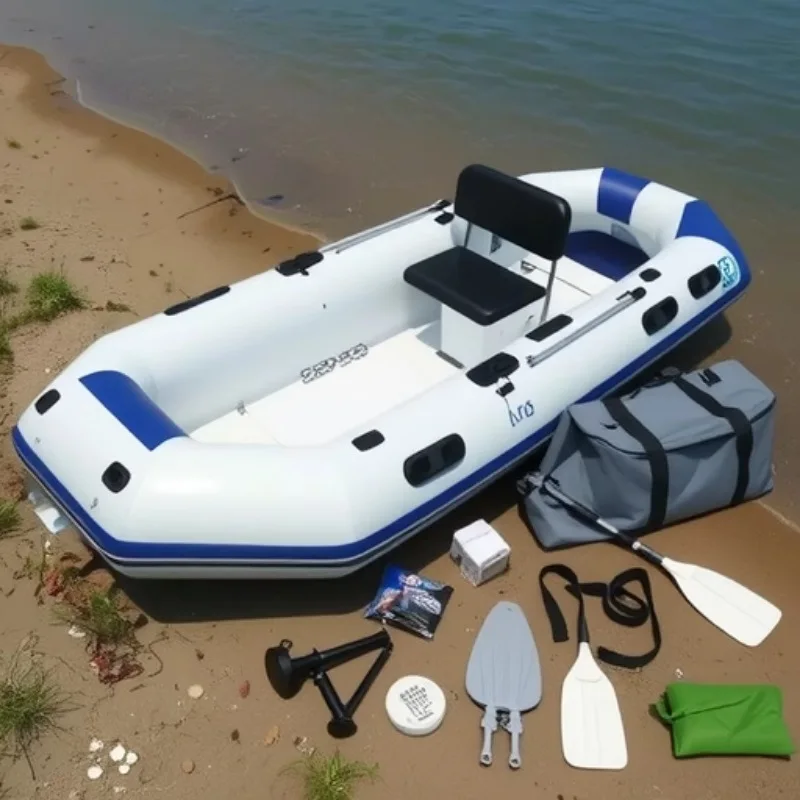 Thickened Wear-resistant Kayak Inflatable Boat Professional Luya Boat ...