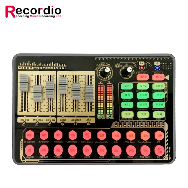 GAX-H9 Studio Sound Card Audio Usb External Computer Pc Mobile Phone ...