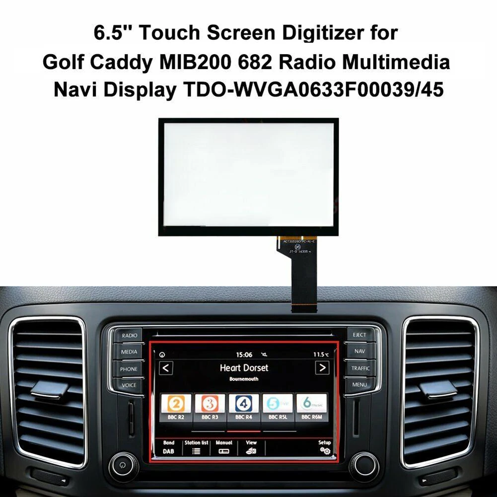 For Skoda Mib2 Mib Std2 Radio Multimedia Navi 6.5'' Touch Screen ...