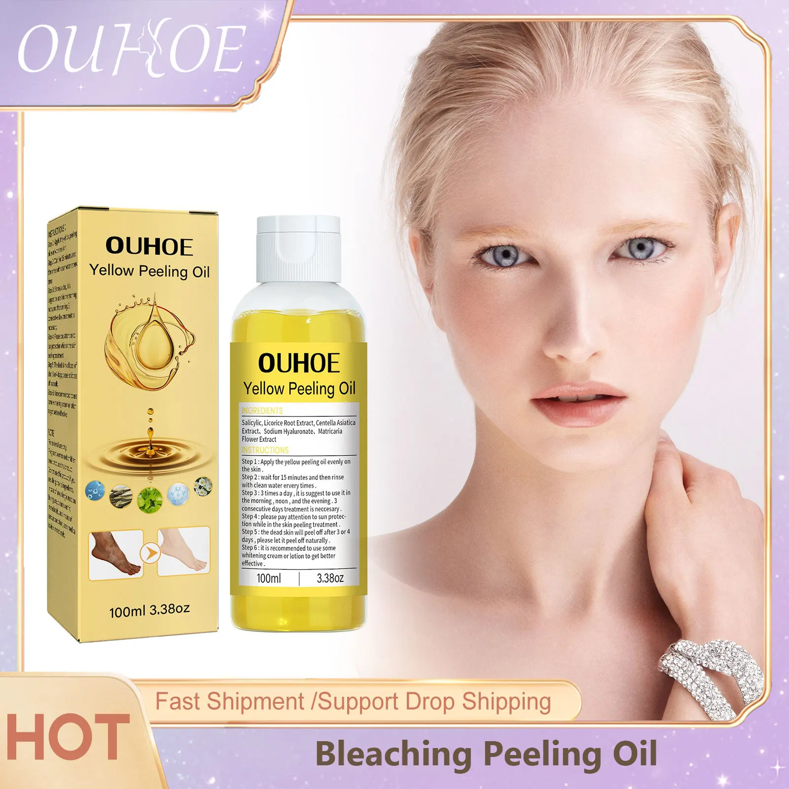 Bleaching-Yellow-Peeling-Oil-Exfoliating-Brightening-Moisturizing ...