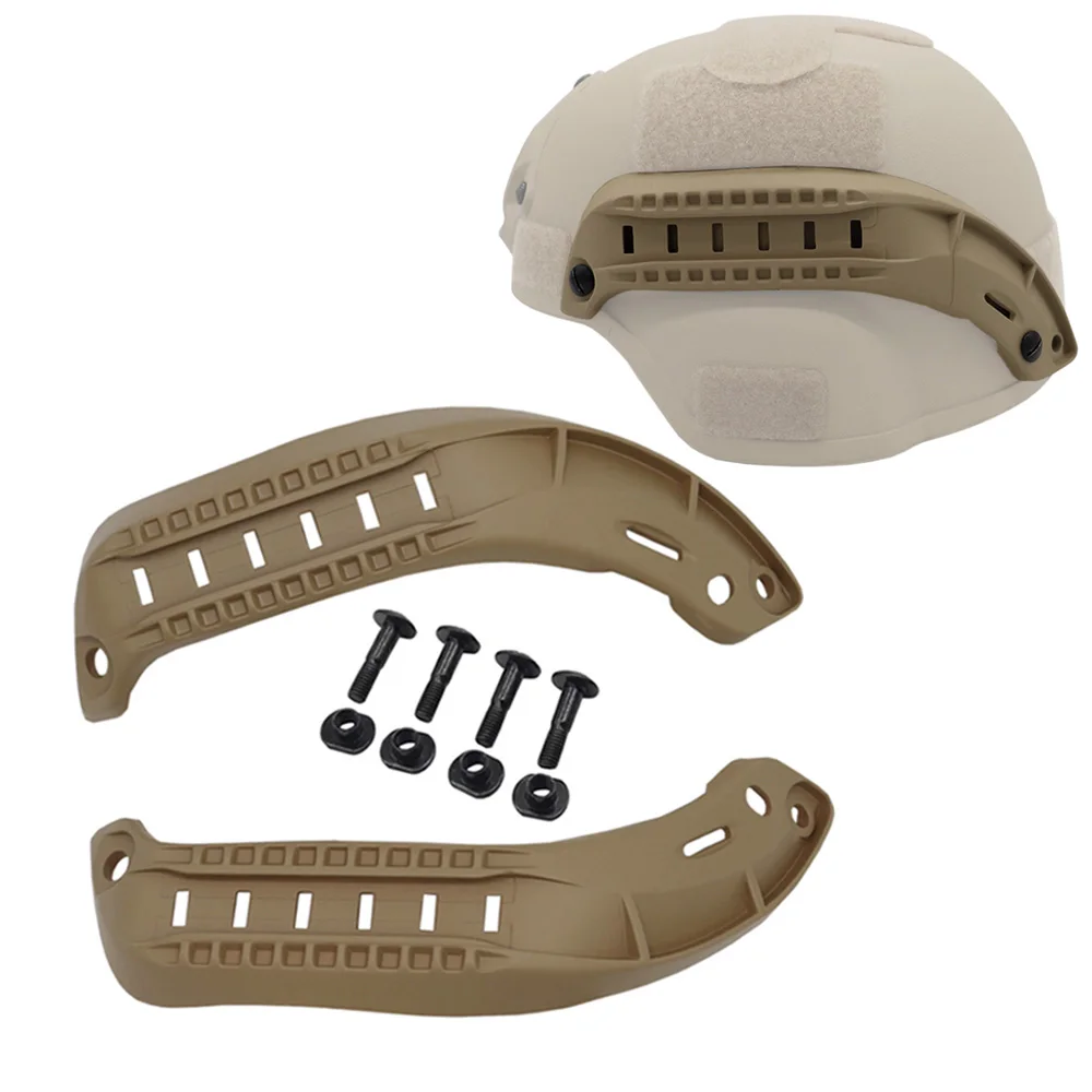 1-pair-Tactical-MICH2000-Helmet-Side-Guide-Rail-ARC-Helmet-Mount-Rail ...