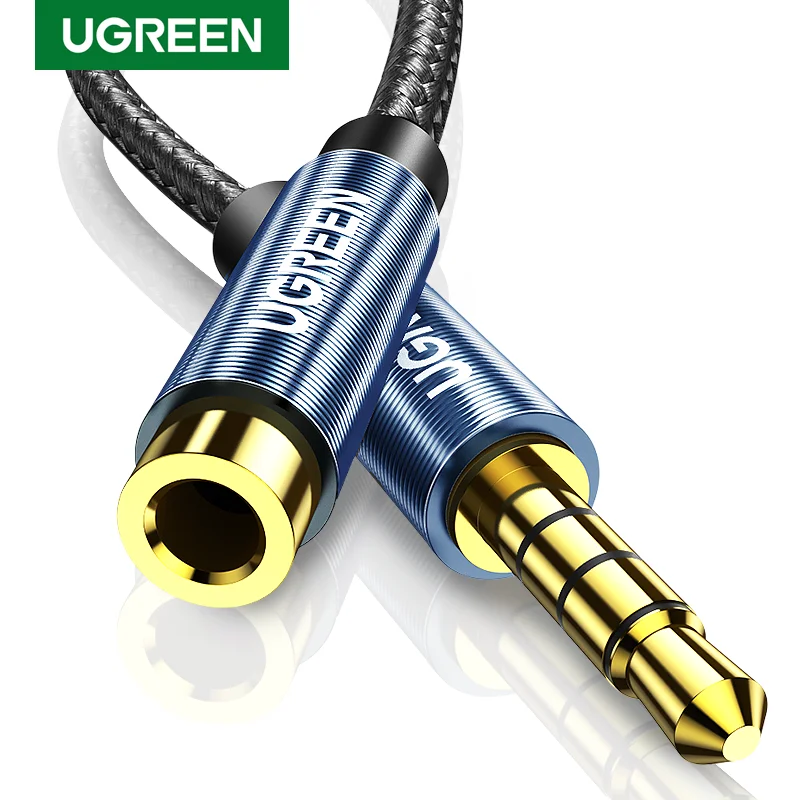 Ugreen 3.5mm Male To Female Extension Cable With Microphone Stereo ...