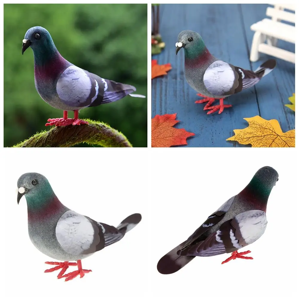 Artificial-Birds-Simulation-Grey-Pigeon-Dove-Model-Imitation-Animal ...