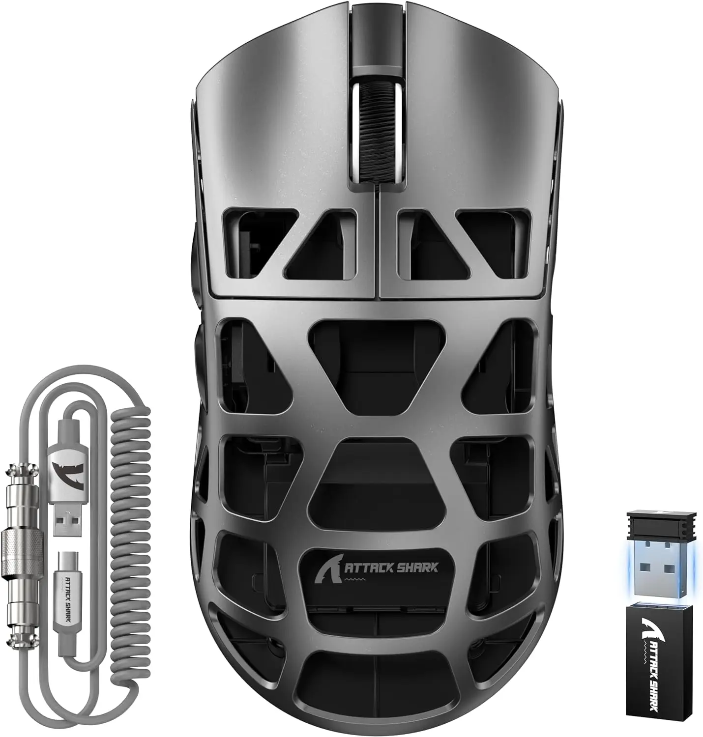 MAMBASNAKE-x-ATTACK-SHARK-R3-46g-SUPERLIGHT-Magnesium-Alloy-Mouse ...