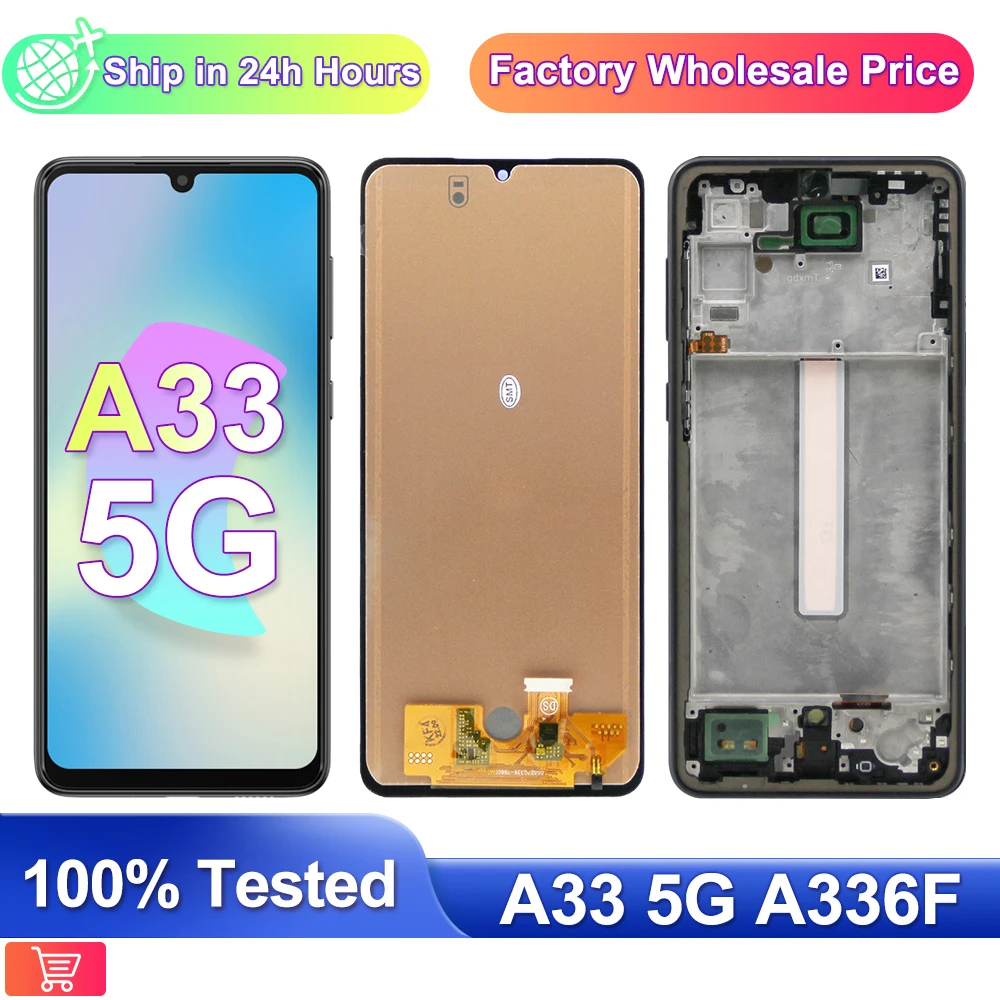 100-Tested-For-Samsung-Galaxy-A33-5G-LCD-Display-A336-A336F-A336B-SM ...