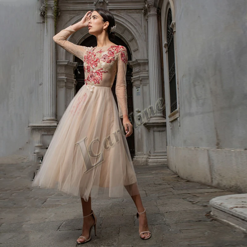 Mid Calf Evening Dresses