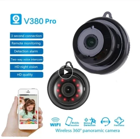 Mini-Wifi-IP-Camera-HD-1080P-Wireless-Indoor-Camera-Nightvision-Two-Way ...