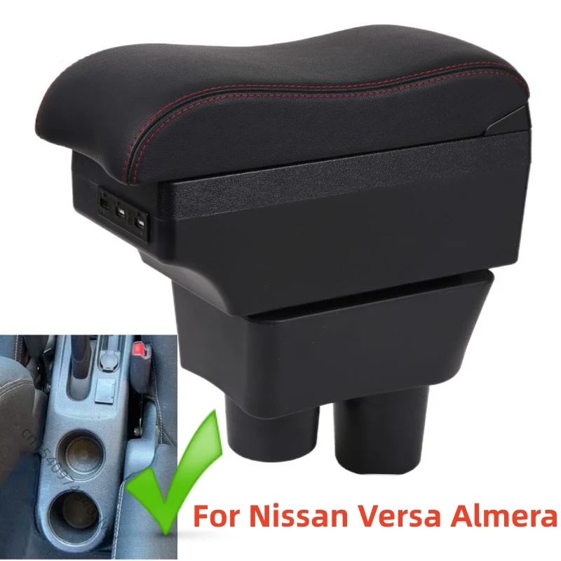 Armrest-Box-for-Nissan-Almera-for-Nissan-Versa-Rotatable-Car-Armrest ...