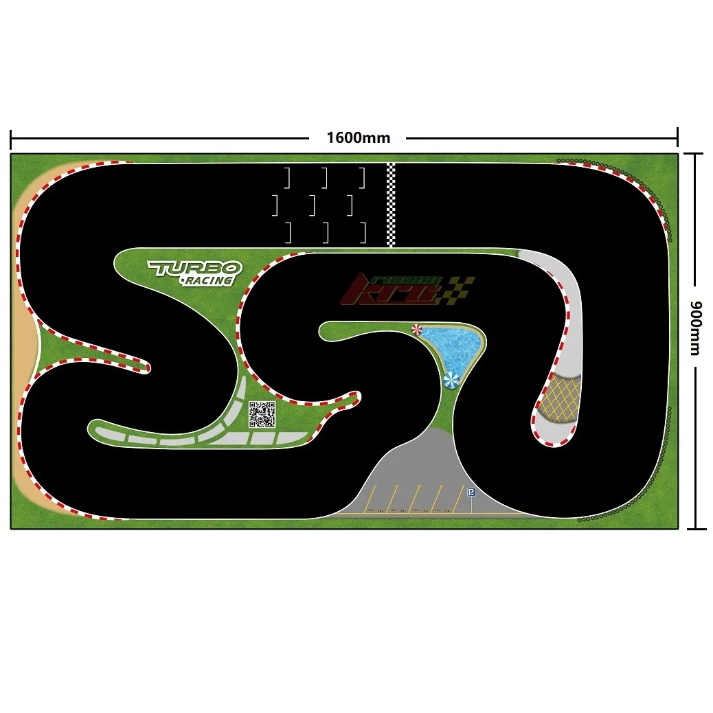 Turbo-Racing-1600x900mm-Portable-Race-Track-Rubber-Mat-Accessory-for ...
