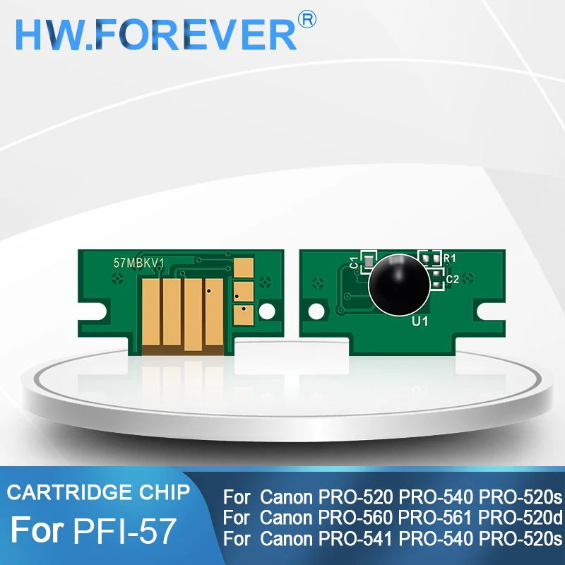 For-Canon-PFI-57-Permanent-Cartridge-Chip-For-Canon-imagePROGRAF-PRO ...