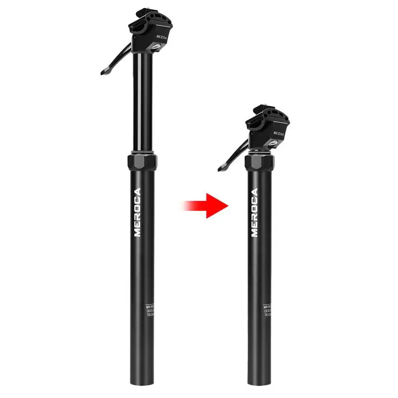 Seat Post Dropper 125mm Cableless Aluminum Alloy External Routing ...