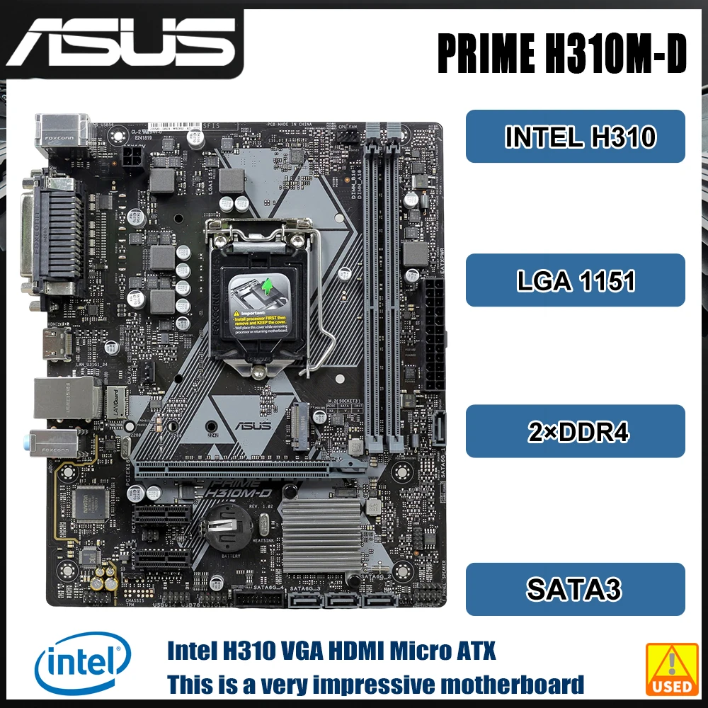 ASUS-PRIME-H310M-D-Motherboard-Intel-H310-LGA-1151-DDR4-32GB-suporta ...