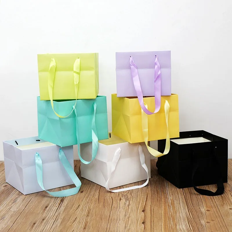 Large-Paper-Bags-For-6-8-10-12-inch-Cake-Box-Packaging-Birthday-Home ...