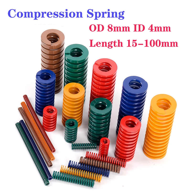 OD8mm ID4mm High Strength Compression Spring Loading Die Mold Springs ...