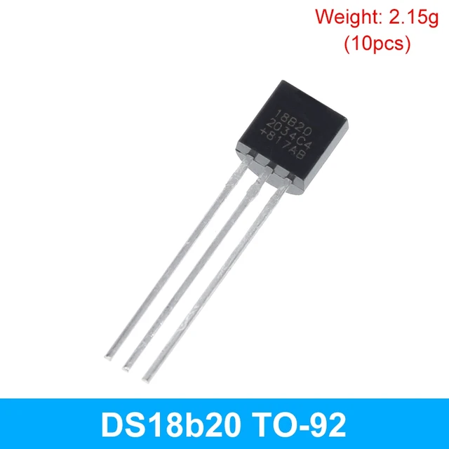 DS18B20 Temperature Sensor Module Kit Waterproof 100CM Digital Sensor ...