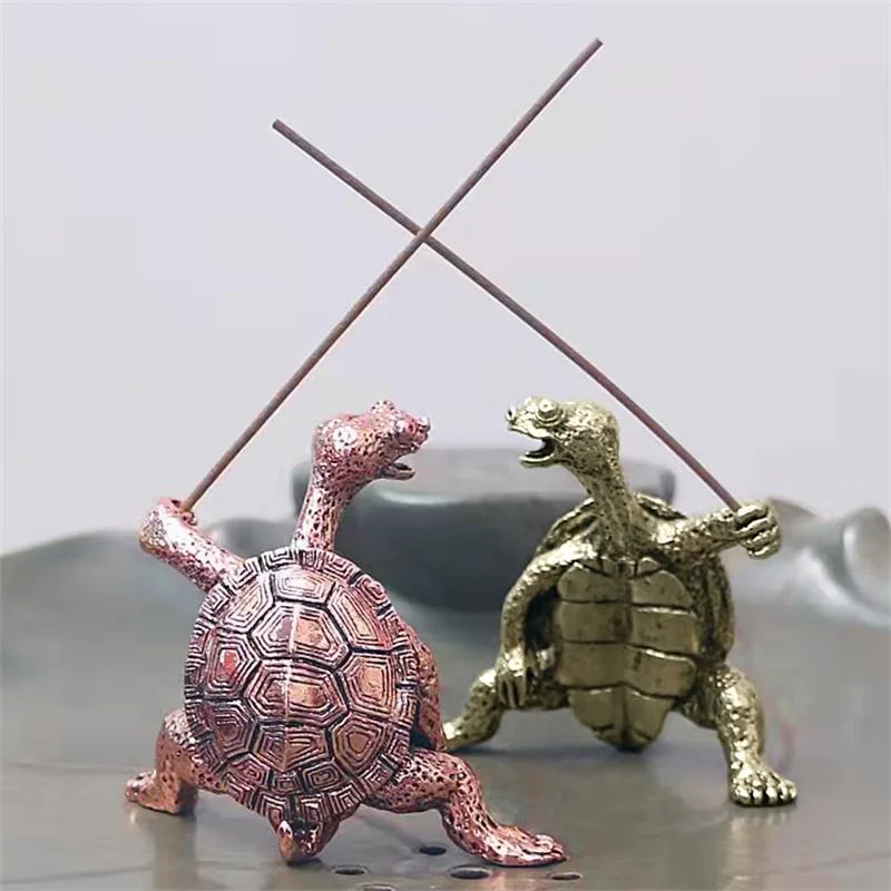 Line Incense Burner Stick Holder Fragrance Stand Meditation Turtle ...