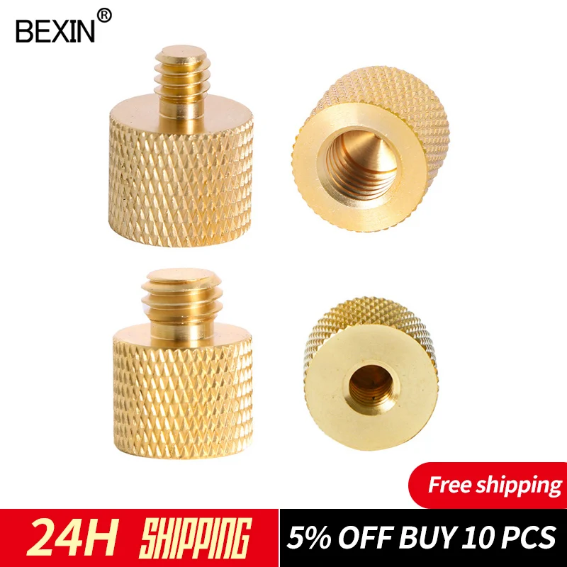 2PCS 1/4 3/8 Male to Female Thread Screw Mount Adapter Tripod Plate ...