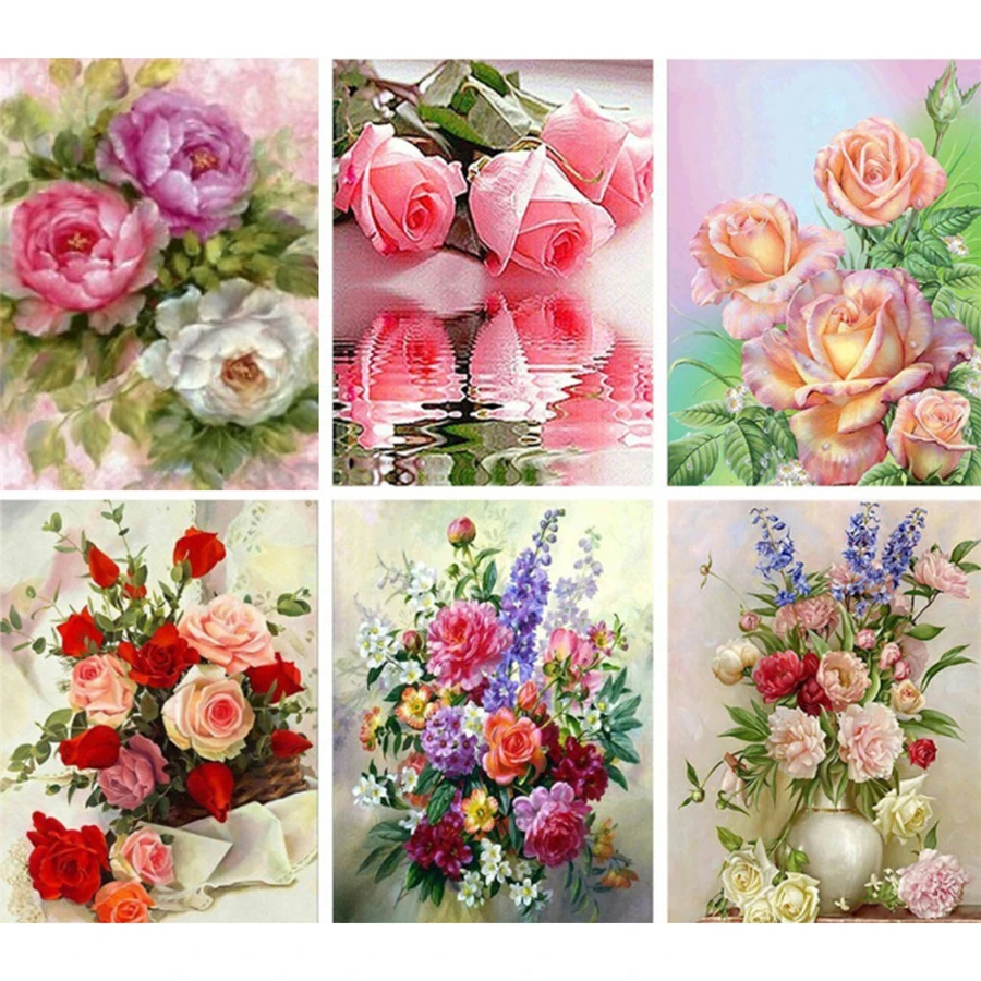 5D-DIY-Diamond-Painting-Flower-Diamond-Embroidery-Roses-Full-Drill ...