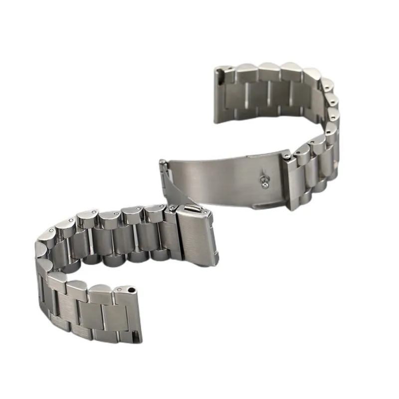 316L Stainless Steel 20mm 22mm President Straight End Universal Watch ...