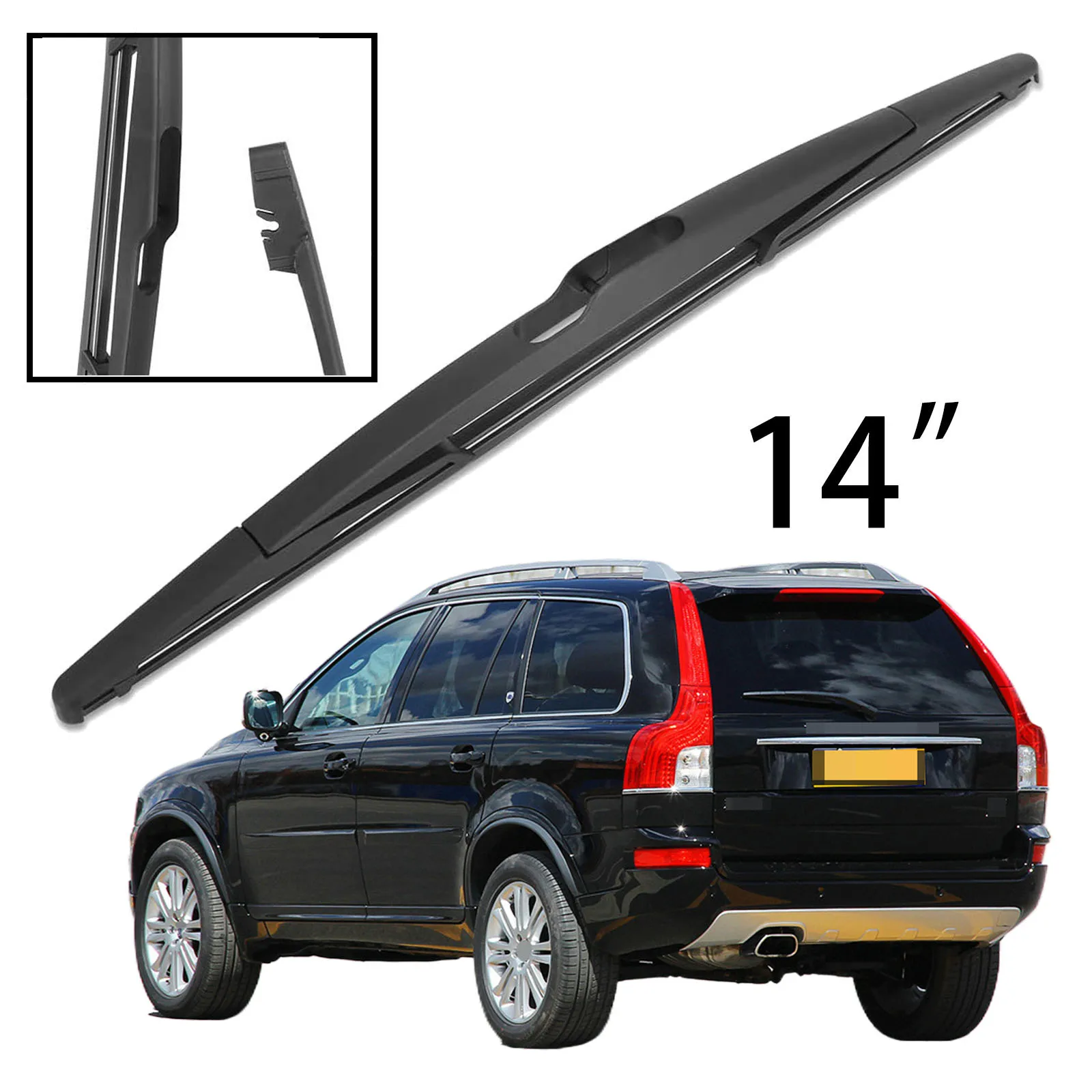14" Rear Windshield Windscreen Washer Wiper Blade For Volvo XC90 2012 ...
