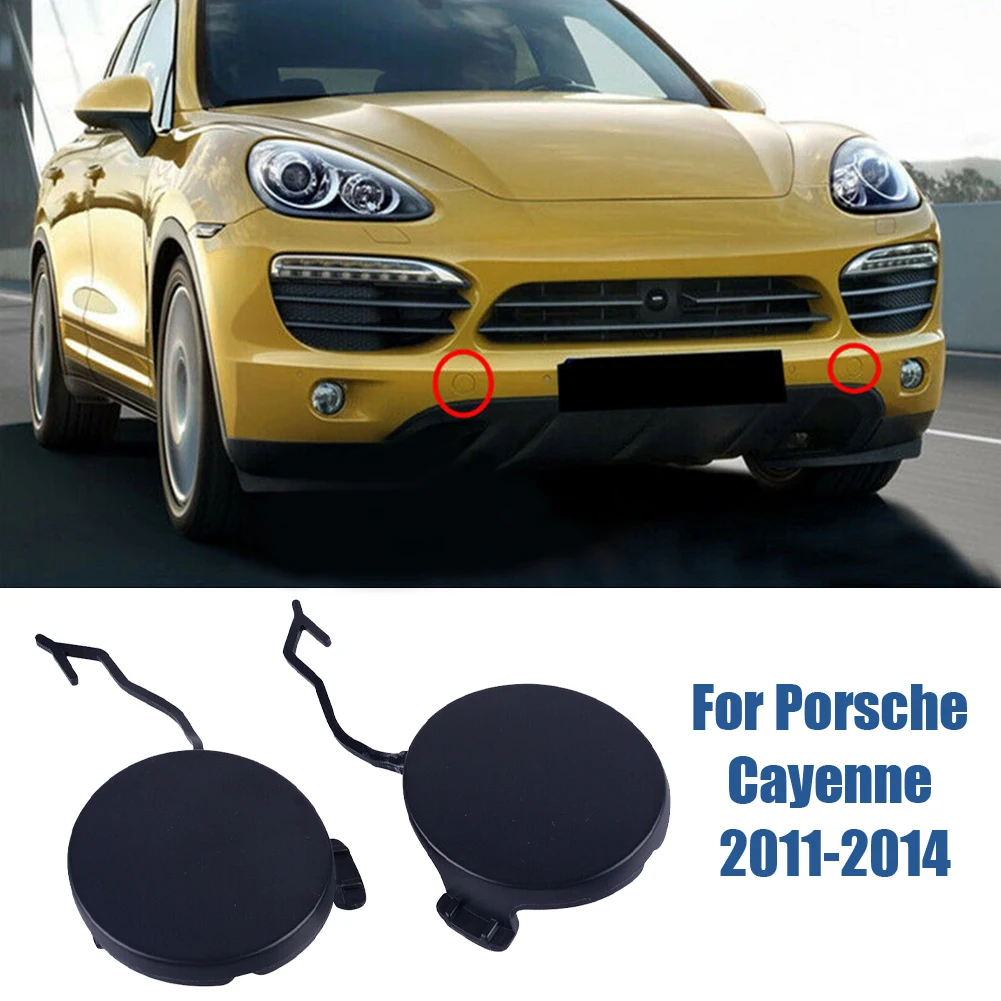 2pcs Front Bumper Tow Hook Eye Cap Cover Fit For Porsche Cayenne 2011 ...