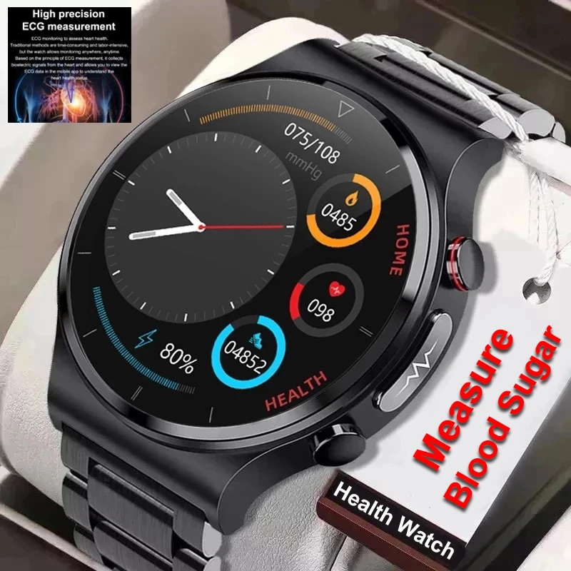 2023 New ECG+PPG Smart Watch Men Three High Laser Healthy Heart Rate ...