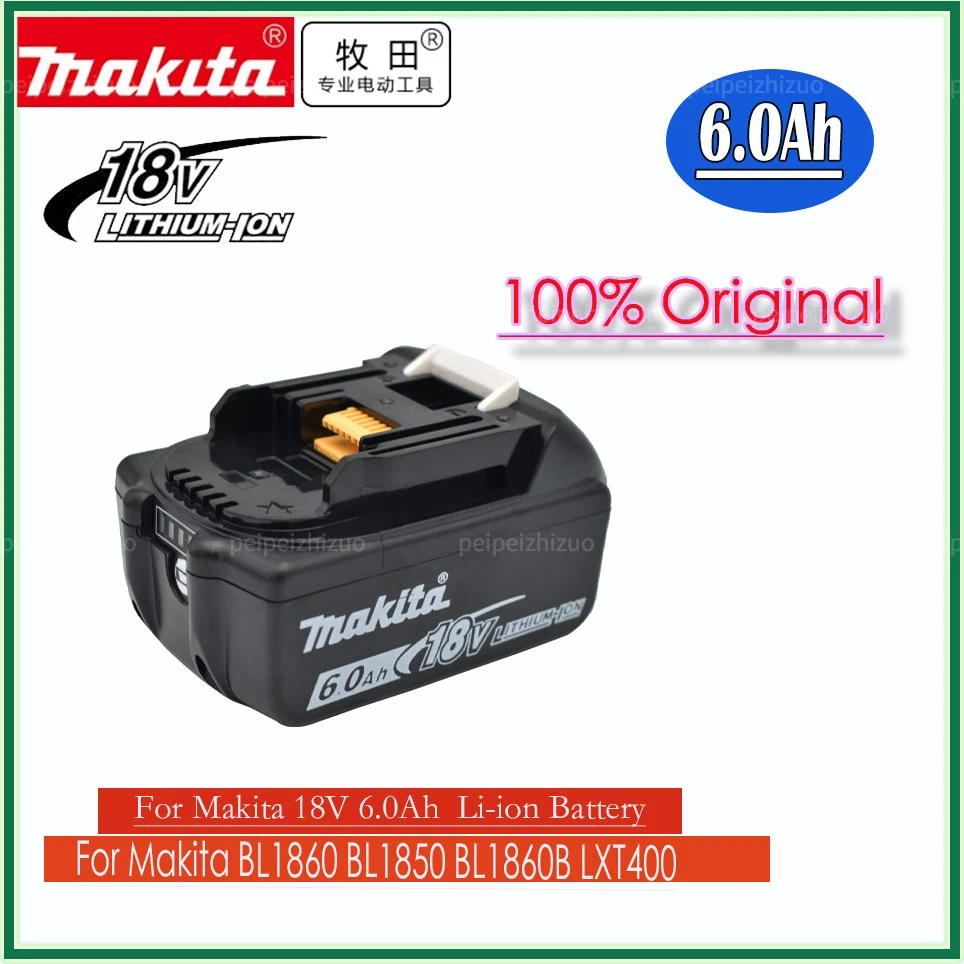 Makita-Original-18V-Makita-6000mAh-Lithium-ion-Rechargeable-Battery-18v-drill-Replacement ...