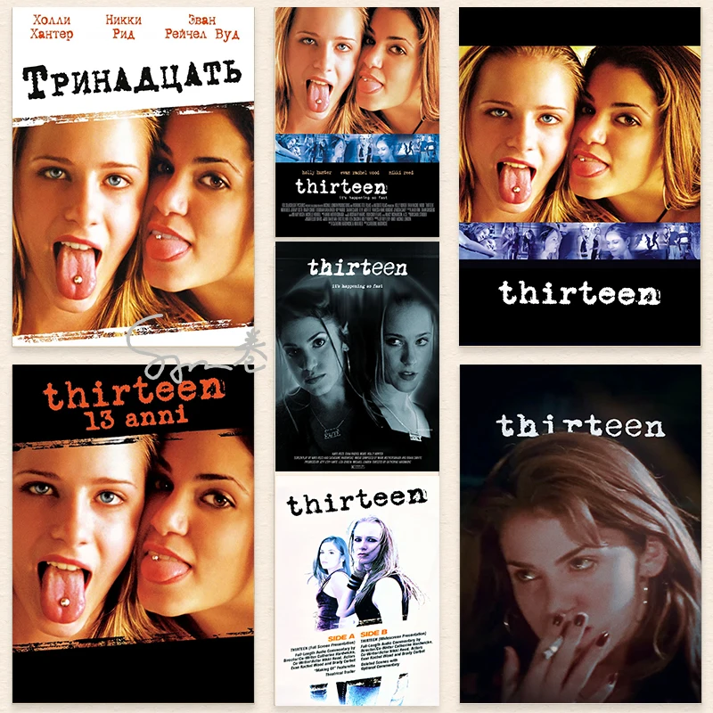 Thirteen-Movie-Film-Poster-Canvas-Printing-Teenage-Movie-Thirteen-Wall-Art-Decor-Home-Room ...