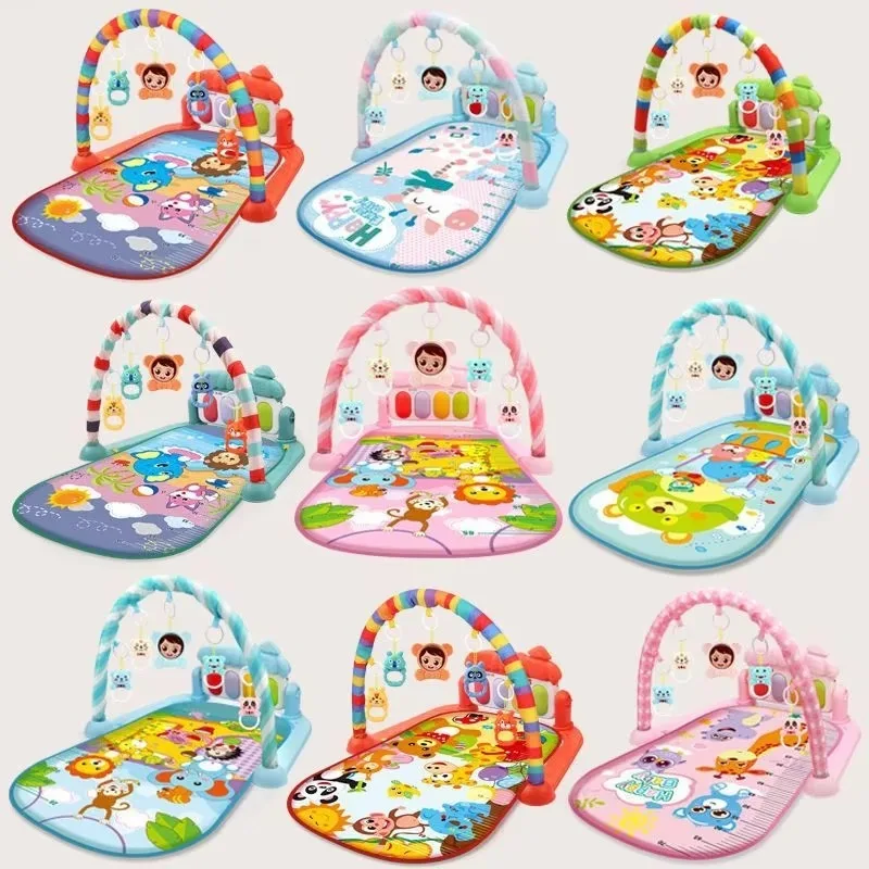 Baby-Fitness-Stand-Educational-Music-Game-Activity-Toy-Crawling-Toy ...