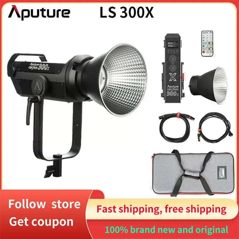 Aputure-LS-300X-Bi-Color-2700-6500K-350W-V-mount-LED-Video-Light-Storm ...