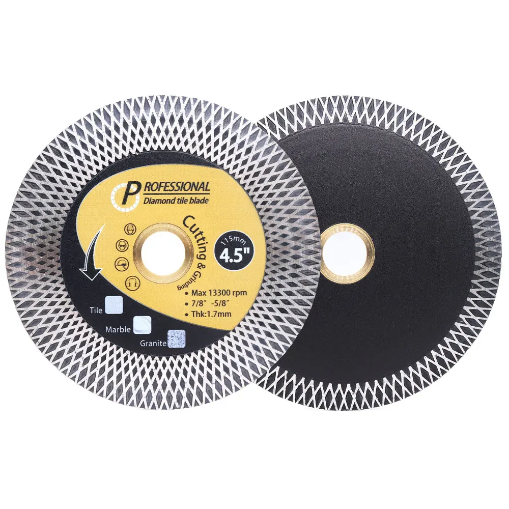 4.5 Inch 115mm Tile Blade Diamond Turbo Diamond Saw Blades Dry Wet For ...