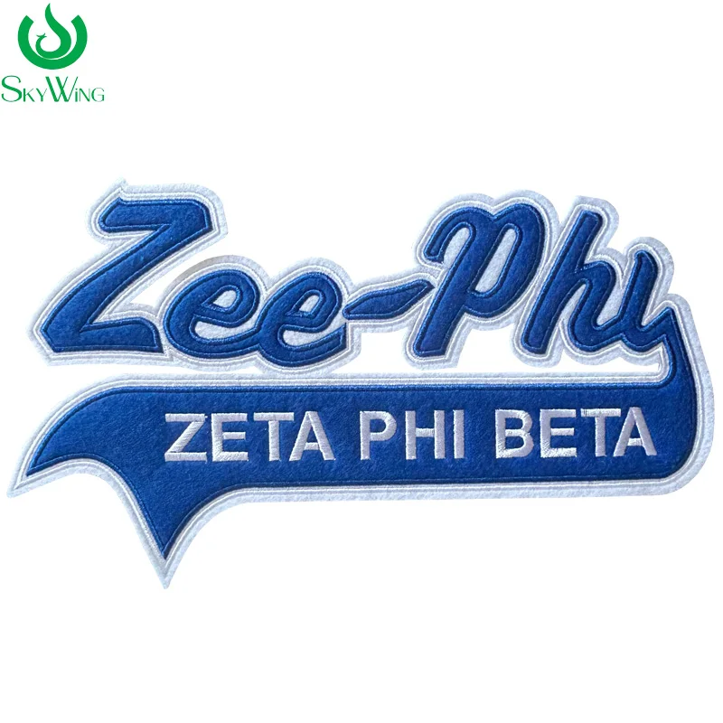 Blue-Zee-Phi-ZETA-PHI-BETA-Embroidered-Iron-on-Greek-Sorority-Patch-for ...