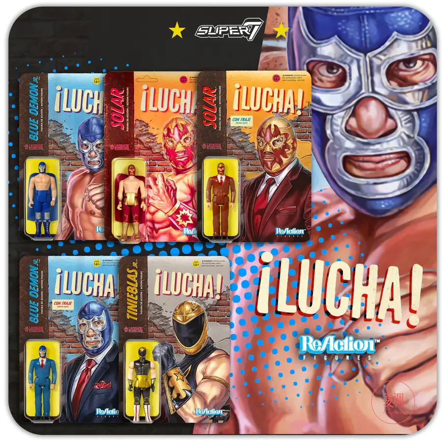 In-Stock-Super7-Legends-of-Luche-Libre-ReAction-Figure-Wrestling-Toy ...
