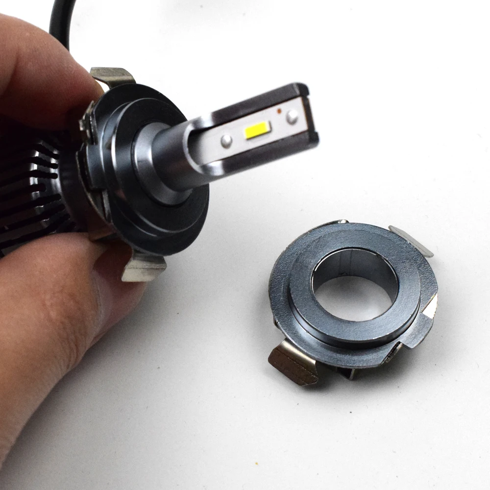 10pcs-H7-LED-Adapter-Bulb-Holder-Socket-Retaining-Clip-Base-Metal ...