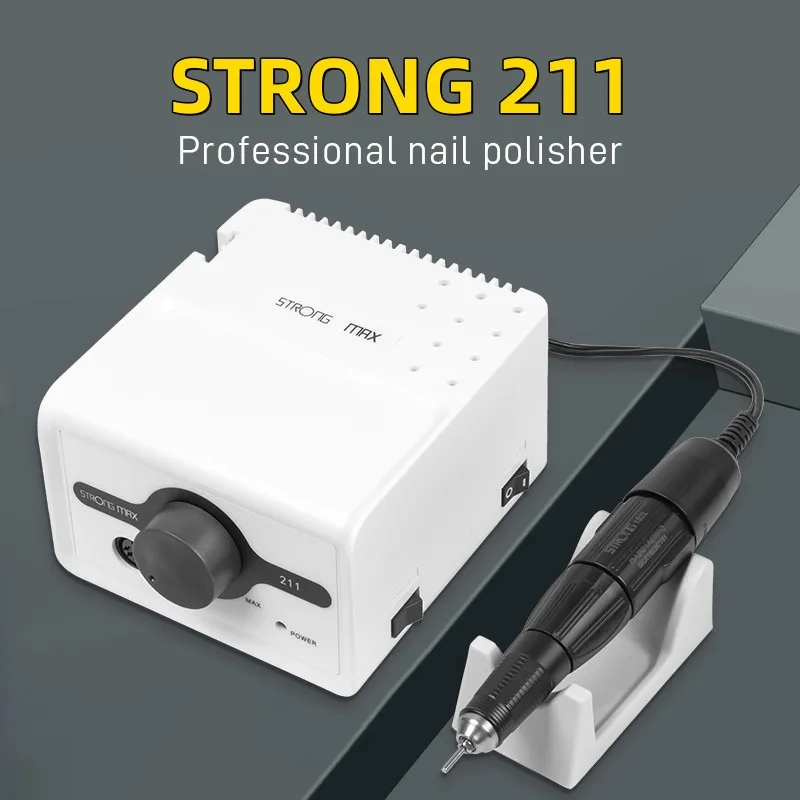 65W Strong Max 211 Electric Nail Drill 35K Strong 102LN 105L H37L1 ...