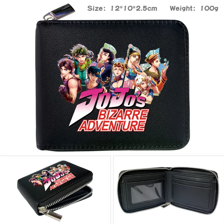 JoJo-s-Bizarre-Adventure-Anime-Fold-Short-Wallet-monedero-de-dibujos ...