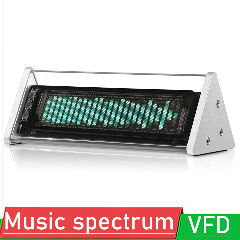 Audio VFD Audio Spectrum Analyzer Bluetooth 5.0 Receiver 3.5mm AUX ...