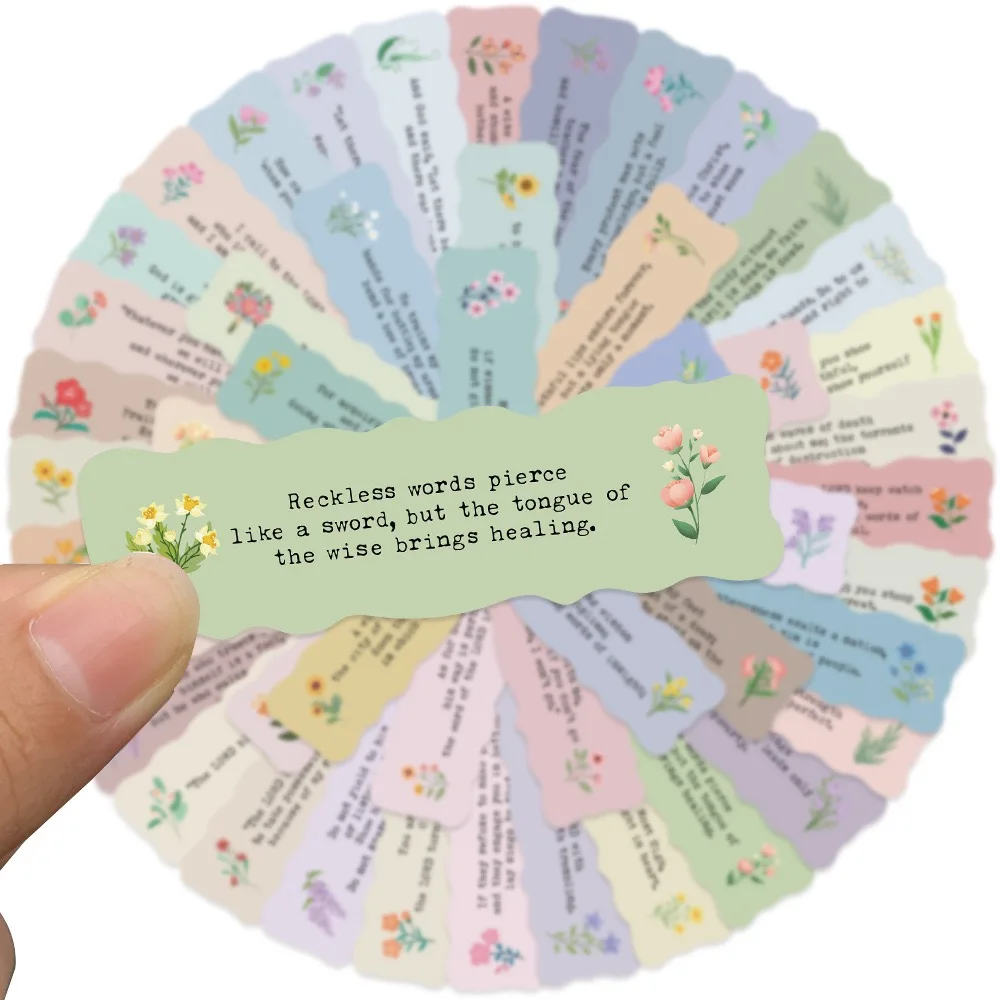 10-50pcs-Jesus-Phrase-Christians-Religion-Bible-Label-Stickers ...