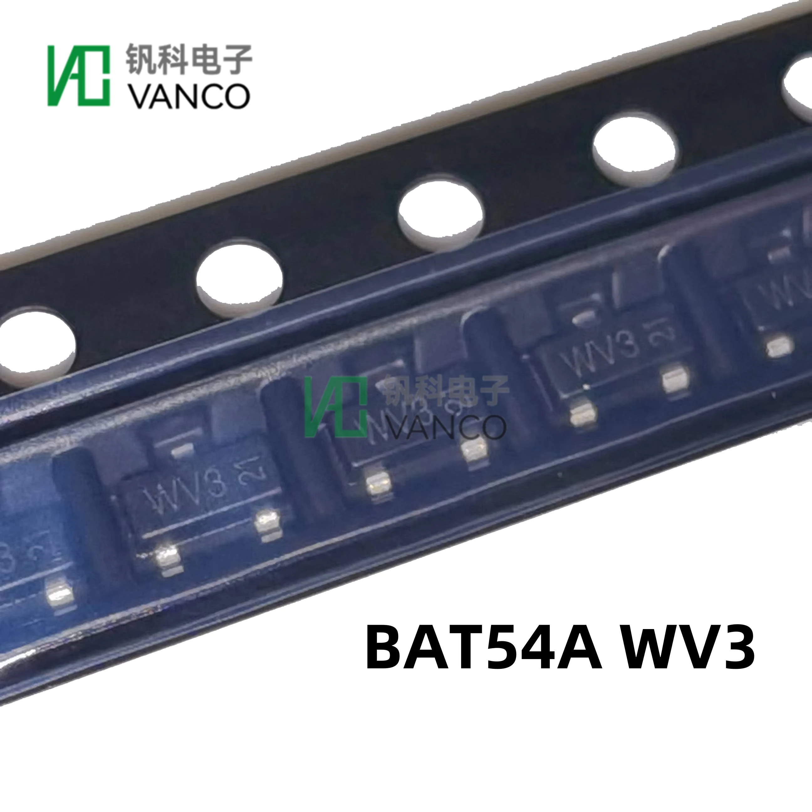 NEW-Original-50-100pcs-BAT54S-Marking-WV4-BAT54C-WW1-BAT54A-WV3-SMD ...