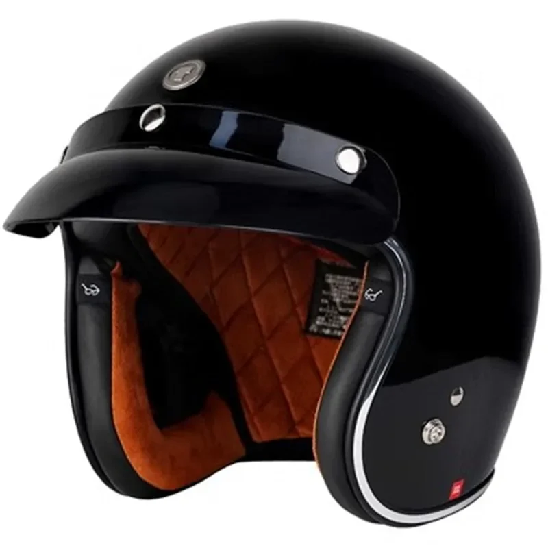 TORC T50 High Strength ABS Classic Retro 3/4 Helmet. For Harley ...