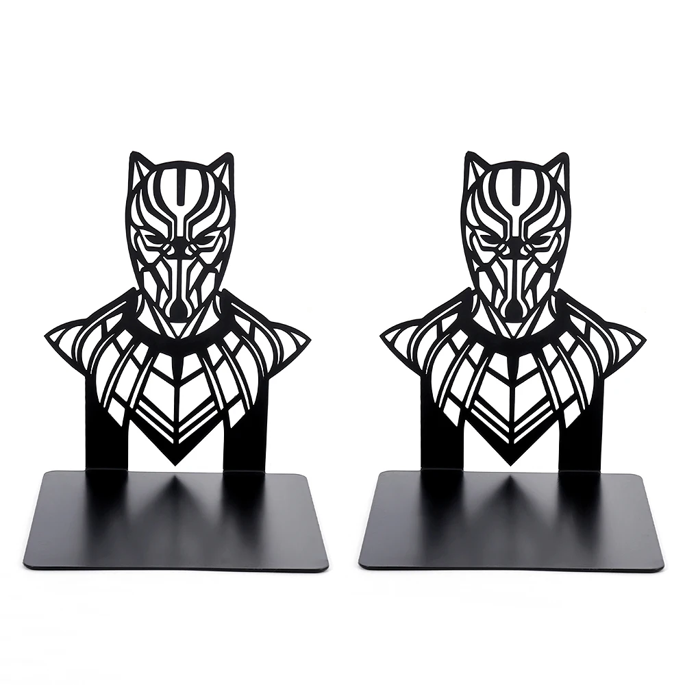 Marvel-Black-Panther-Metal-Bookends-for-Shelf-Classic-Figure-Collection ...