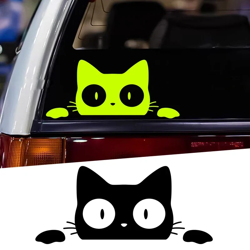 Peeking-Cat-Animal-Car-Styling-Auto-Window-pegatinas-duraderas-carrocer ...