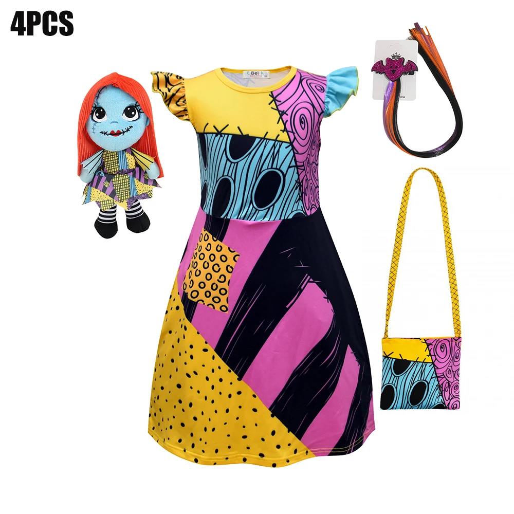 Disfraz de Jack y Sally para Halloween, ropa para niños, trajes de ...